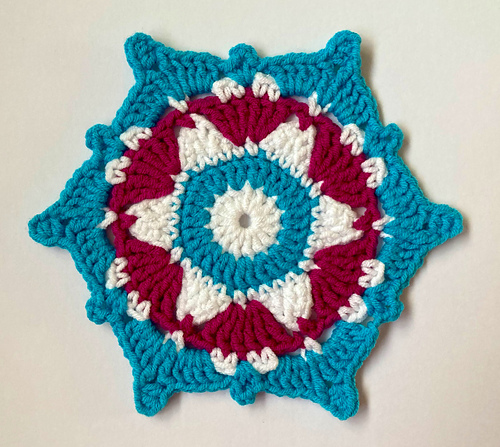 Ravelry: Hexagon flower coaster pattern by Hila Lifshitz