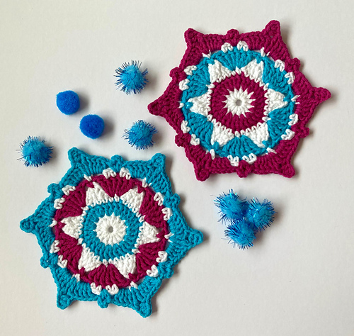 Ravelry: Hexagon flower coaster pattern by Hila Lifshitz