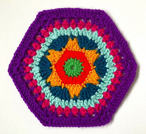Ravelry: Hexagon flower pattern by Hila Lifshitz
