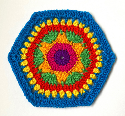 Ravelry: Hexagon flower pattern by Hila Lifshitz
