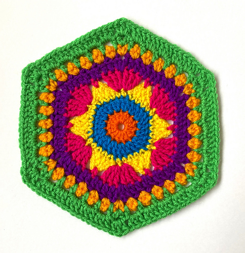 Ravelry: Hexagon flower pattern by Hila Lifshitz