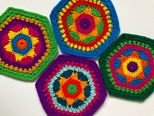 Ravelry: Hexagon flower pattern by Hila Lifshitz