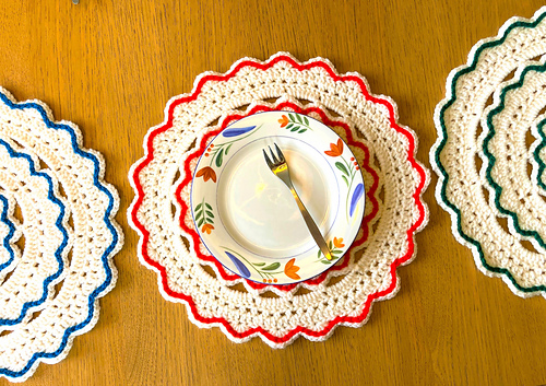 Ravelry: Oval placemat pattern by Hila Lifshitz