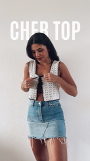 Ravelry: Cher Top pattern by HiLo Studio