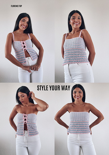 Ravelry: Florence Top pattern by HiLo Studio