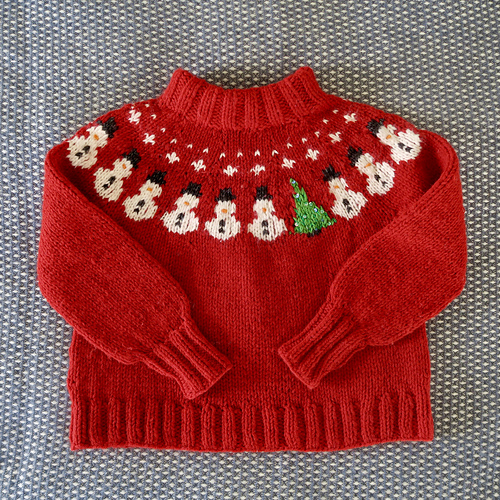 Ravelry: 235-38 Snowman Time Sweater pattern by DROPS design