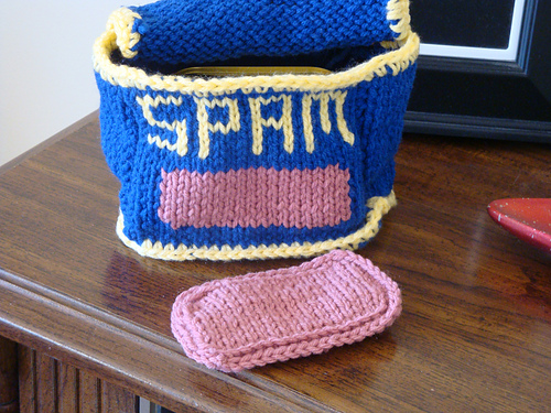 Ravelry: Knitted SPAM pattern by Len Woodman
