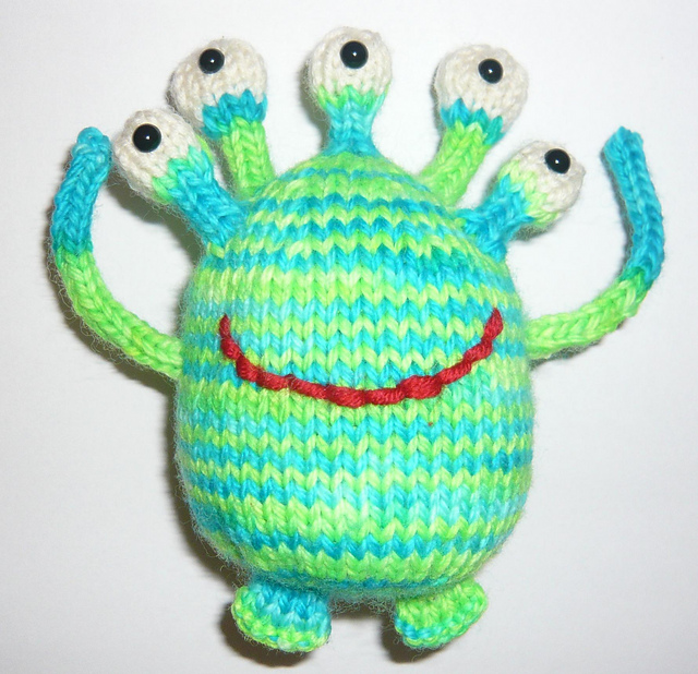 Ravelry: Knitted Alien pattern by Jillian Thom