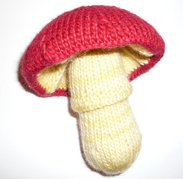 Ravelry: Knitted Mushroom pattern by Jillian Thom