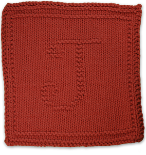 Ravelry: Monogrammed Dishcloth Letter J pattern by Heather Kate