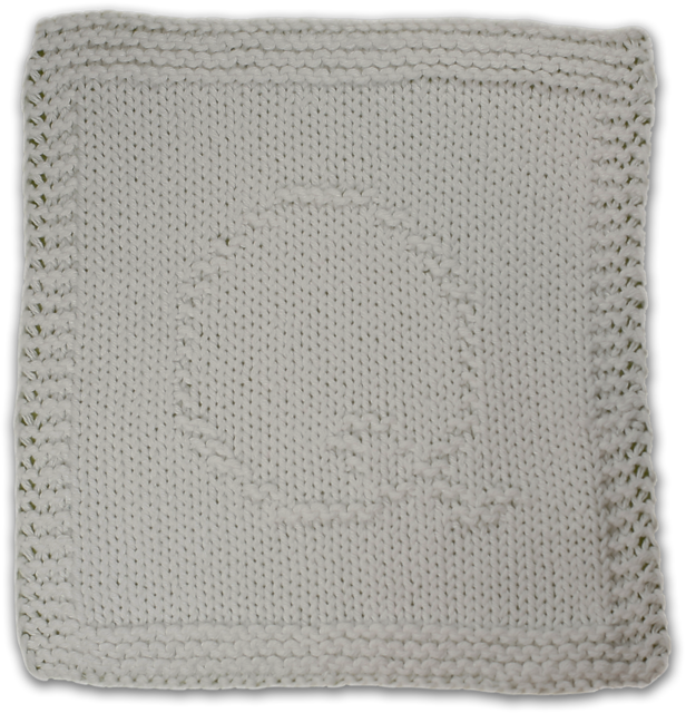 Ravelry: Monogrammed Dishcloth Letter Q pattern by Heather Kate