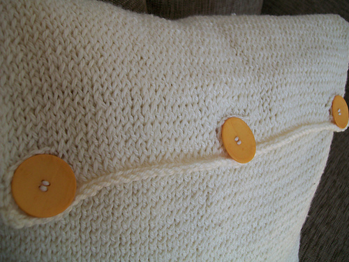 Ravelry: Four-Square Checker Board Cushion Cover pattern by Helen Frost