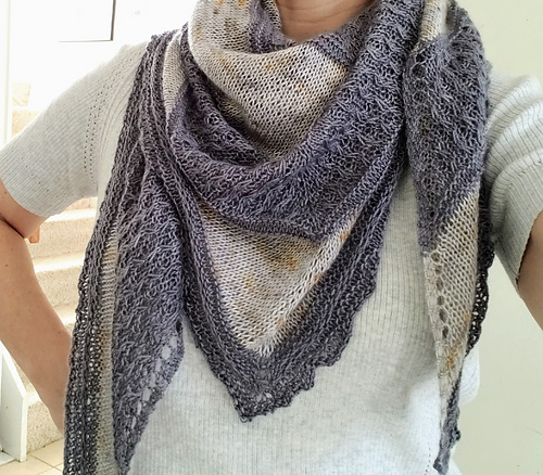 Ravelry: The Green Gold Shawl pattern by Stella Egidi