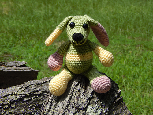 Ravelry: Patrick the Patchwork Puppy pattern by Melissa's Crochet Patterns