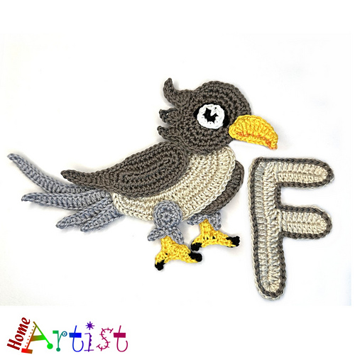 Ravelry: Crochet Animal Alphabet F Falcon pattern by Homeartist crochet