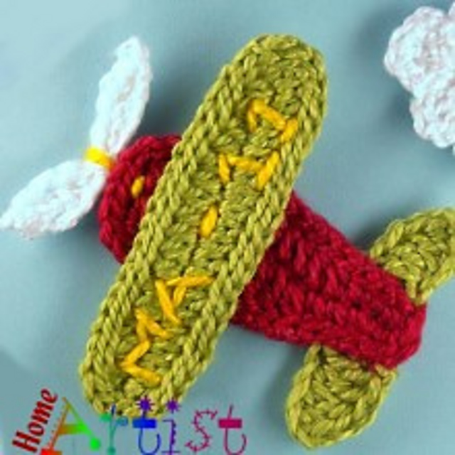 Ravelry: Airplane Applique pattern by Homeartist crochet
