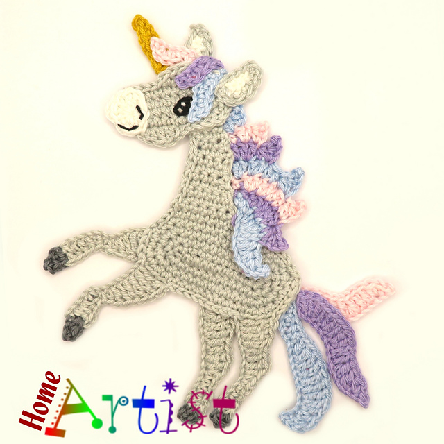 Ravelry: Horse / Unicorn applique pattern by Homeartist crochet