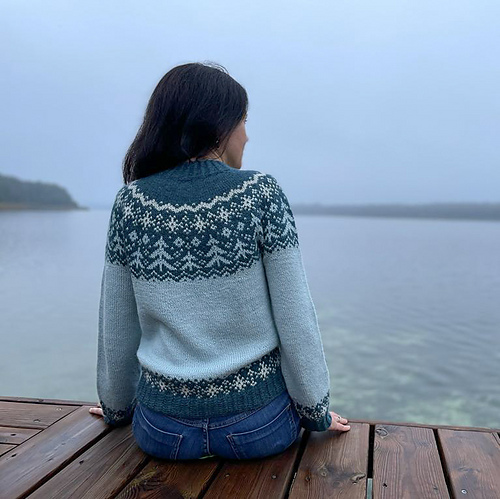 Ravelry: Snowy Forest Sweater pattern by Home of Cords