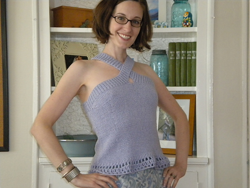 Ravelry: #21 Cross Over Tank pattern by Gayle Bunn