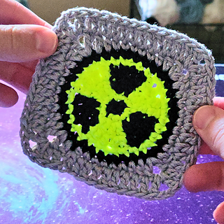 Ravelry: Radiation Symbol Granny Square pattern by Hook and Riot