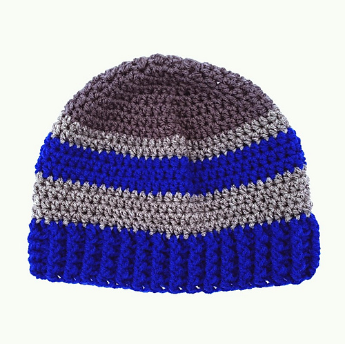 Ravelry: Crochet Colorwork Striped Hat pattern by V. Noël