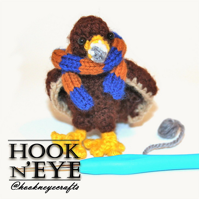 Ravelry: Amigurumi Ravenclaw Eagle pattern by Claire of Hook N Eye Crafts