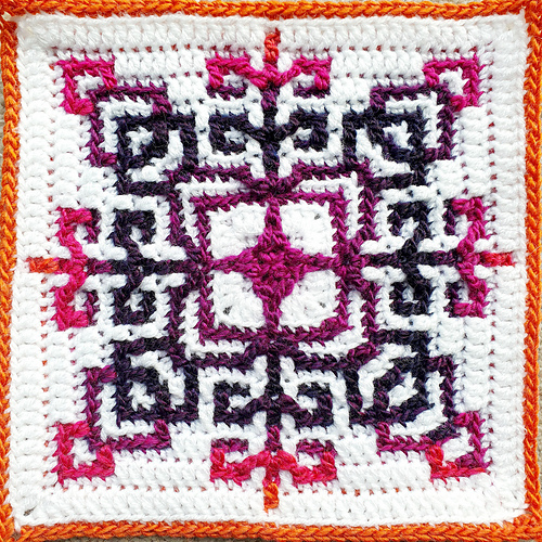 Ravelry: Mosaic Fire Flower pattern by Crochet Hooks and Magic