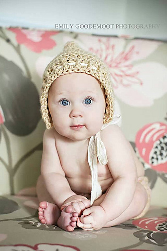Ravelry: Neapolitan Pixie Bonnet and Diaper Cover Set pattern by Katie ...