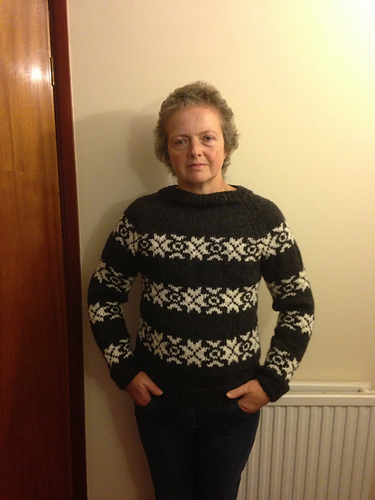 Ravelry: The Killing Snowflake Sweater pattern by SKD Yarns