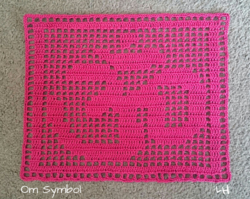 Ravelry: AUM OM Symbol Chart Graph pattern by Maria Merlino