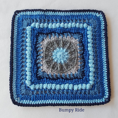Ravelry: Bumpy Ride Square pattern by Marie Segares
