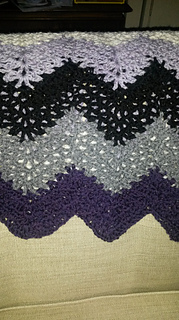 Ravelry: hrhdeb's Rippling Ridges Throw