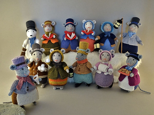 Ravelry: Dickensian Mice (Outdoor) pattern by Alan Dart