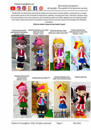 Ravelry: Mini Harley pattern by huong nguyen