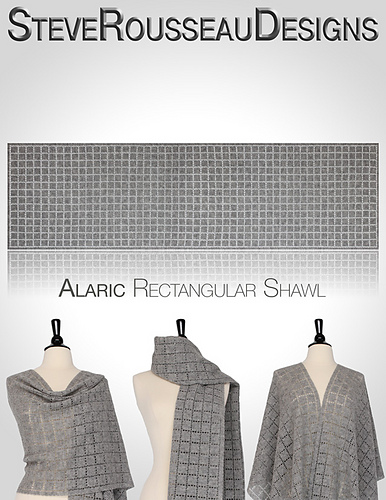 Ravelry: Alaric Rectangular Shawl pattern by Steve Rousseau