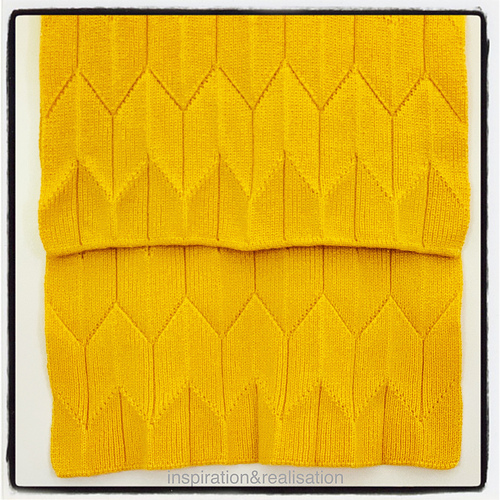 Tested this shawl pattern inspired by origami & so did some origami too ...