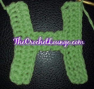 Ravelry: Block Capital Letter H pattern by "e" Lee