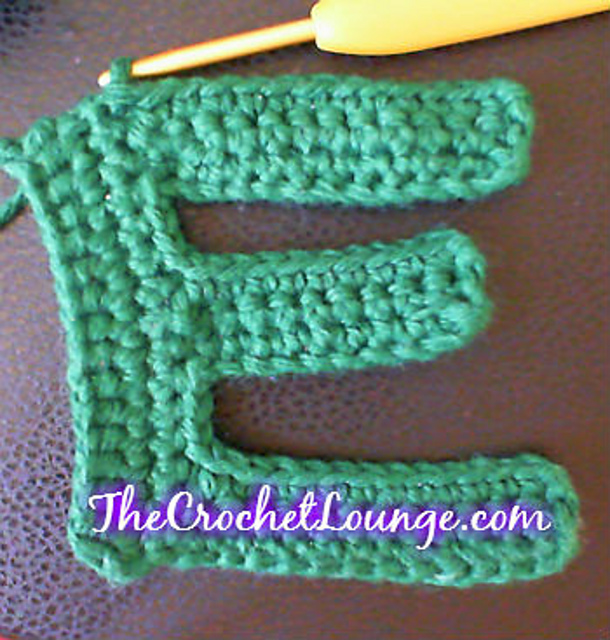 Ravelry: Block Capital Letter E pattern by "e" Lee