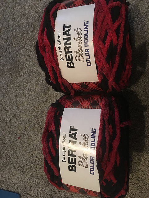 Ravelry: Bernat Blanket Color Pooling