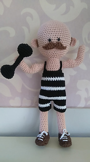 Ravelry: Sterke man Herman pattern by Inkiegurumi by Inge