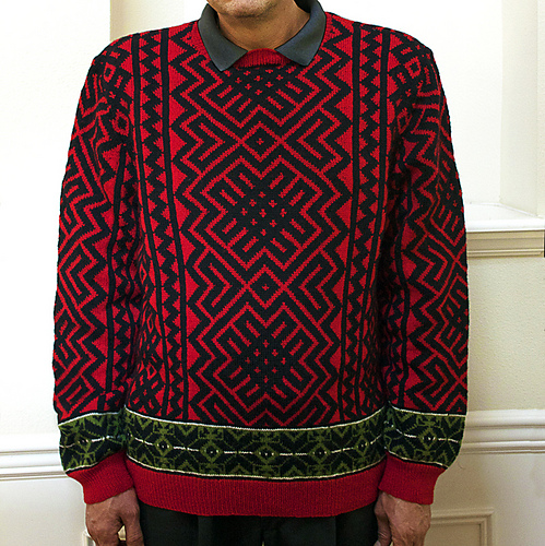 Ravelry: p.93 Panel pullover pattern by Yoko Hatta (風工房)