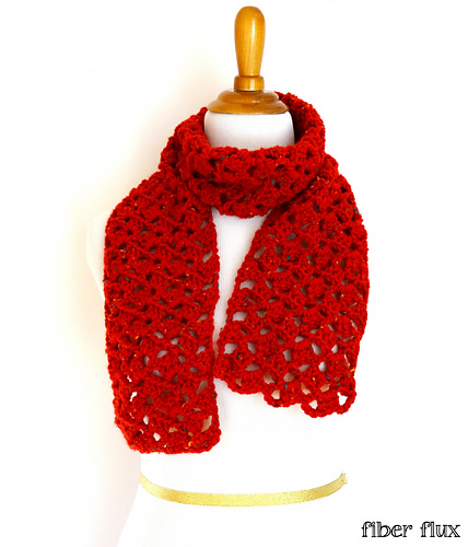 Ravelry: Love Notes Scarf pattern by Fiber Flux / Jennifer Dickerson