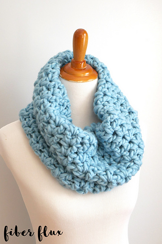 Ravelry: Luxuriously Cozy One Hour Cowl pattern by Fiber Flux ...