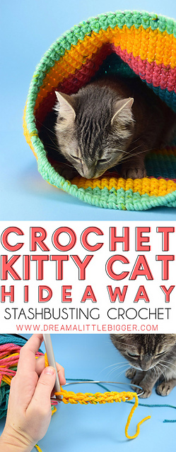 Ravelry: CROCHET CAT SACK HIDEAWAY pattern by Allison Murray