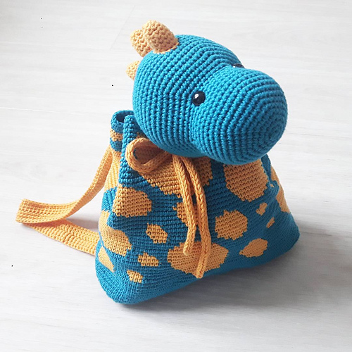 Ravelry: Dino backpack pattern by Maria Isabel