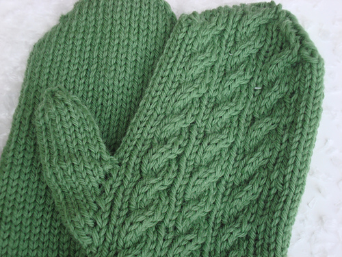 Ravelry: Irish Hiking Mittens pattern by iknit2purl2
