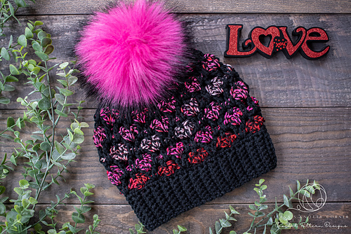 Ravelry: Snow Heart Beanie pattern by Leesa's Knotty Corner