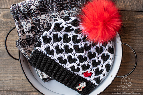 Ravelry: Snow Heart Beanie pattern by Leesa's Knotty Corner