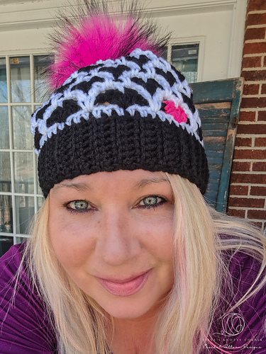Ravelry: Snow Heart Beanie pattern by Leesa's Knotty Corner