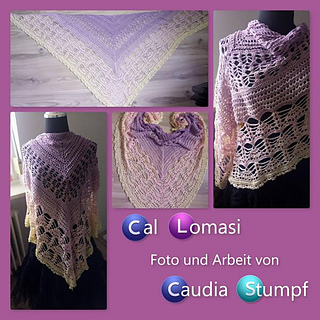 Ravelry: Lomasi Triangular Shawl pattern by ilkamade Ilka Gebbing